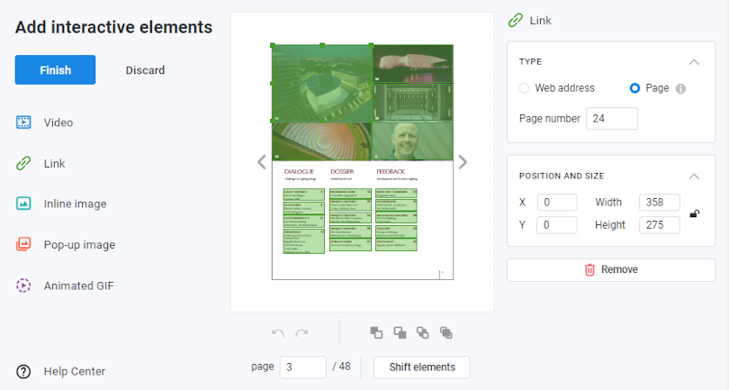 How to add videos, links, and images to my flipbook? | FlippingBook