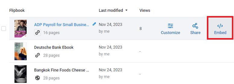 How do I embed a flipbook into my website? | FlippingBook