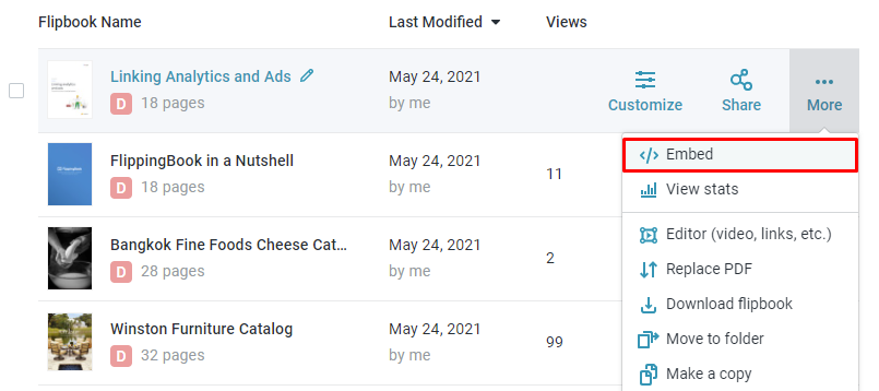 How do I embed a flipbook into my website? | FlippingBook