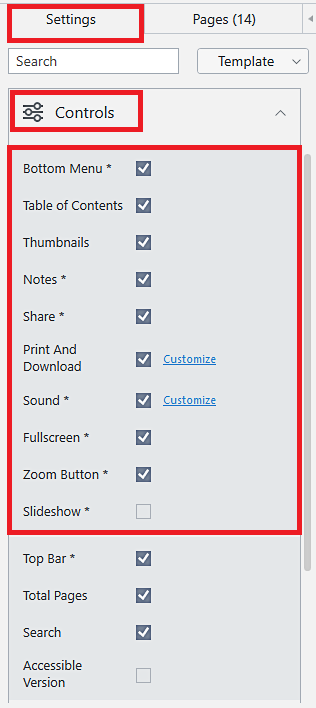 How to change the menu bars? | FlippingBook