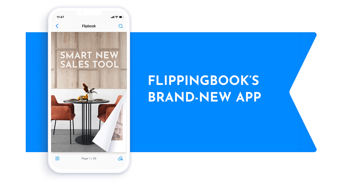 Meet FlippingBook Brand-New App: Share and Track Collateral on the Go