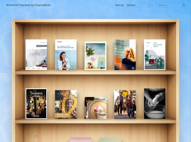 FlippingBook Publisher Online Bookshelf